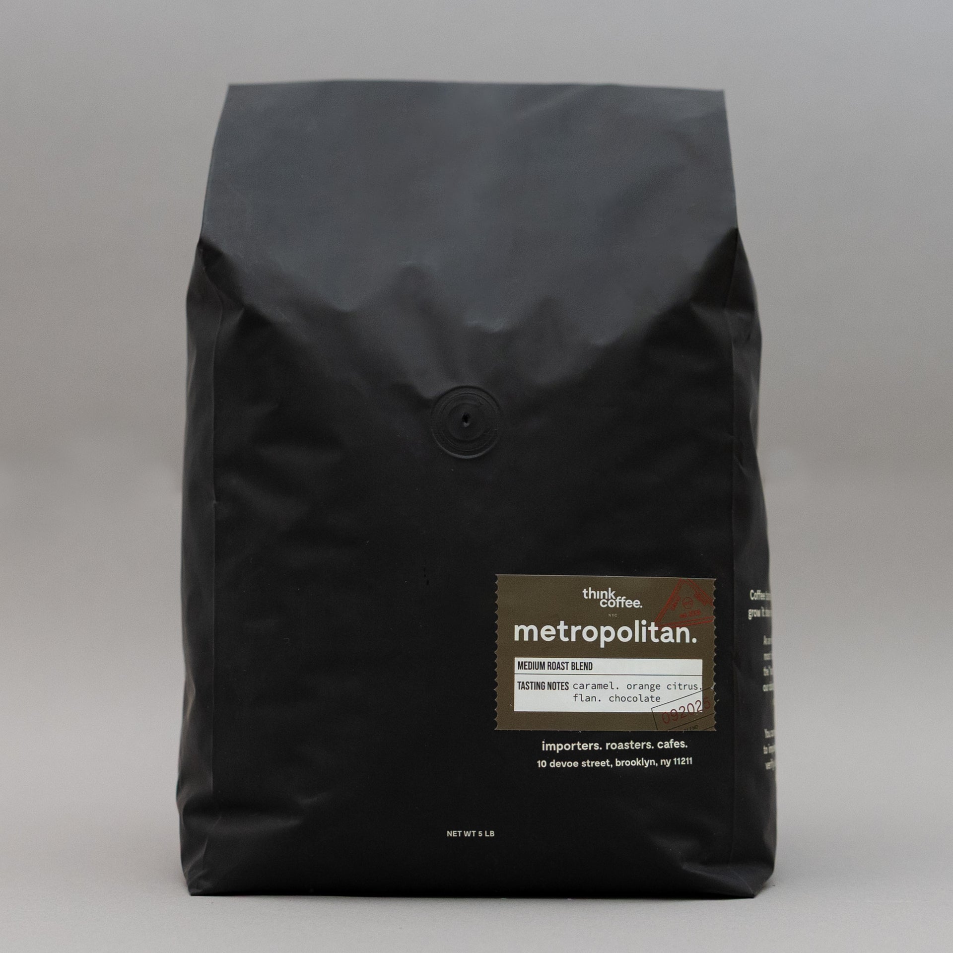 Metropolitan 5lb. Every Other Week Subscription 6 months – Think Coffee NYC